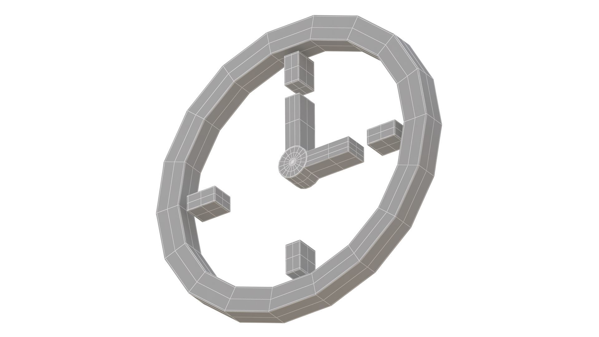 Symbol Clock 01 3D model | CGTrader