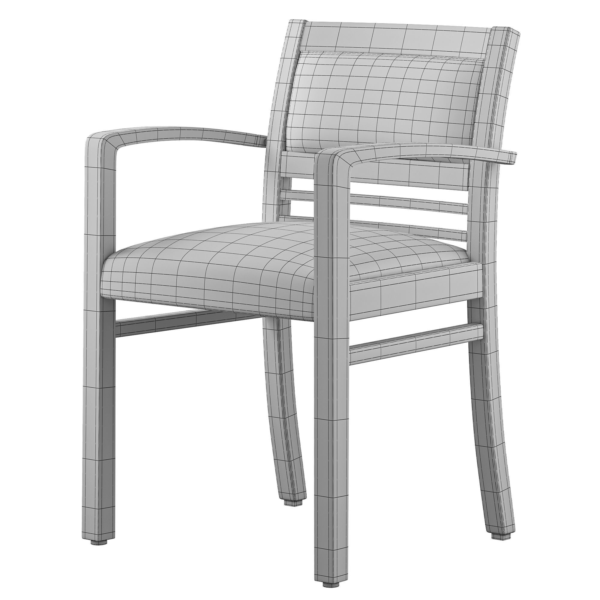 Transat armchair 2 Collinet-sieges 3D model | CGTrader
