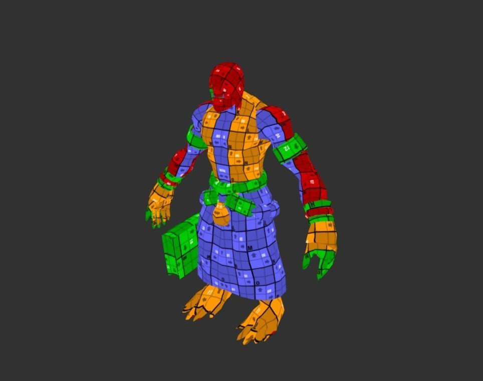 3D model Mutant Orc Wizard VR / AR / low-poly | CGTrader