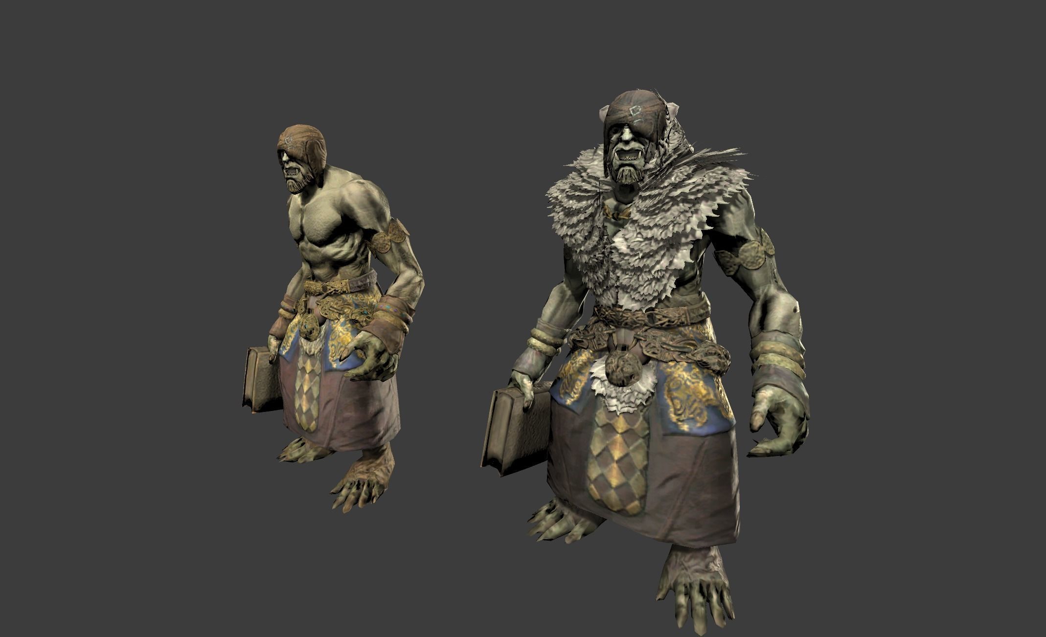3D model Mutant Orc Wizard VR / AR / low-poly | CGTrader