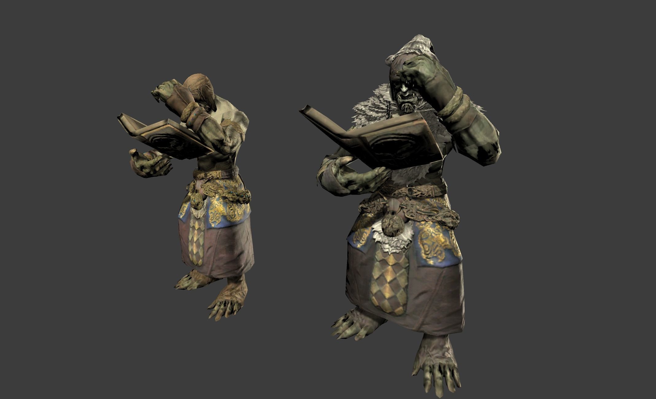 3D model Mutant Orc Wizard VR / AR / low-poly | CGTrader