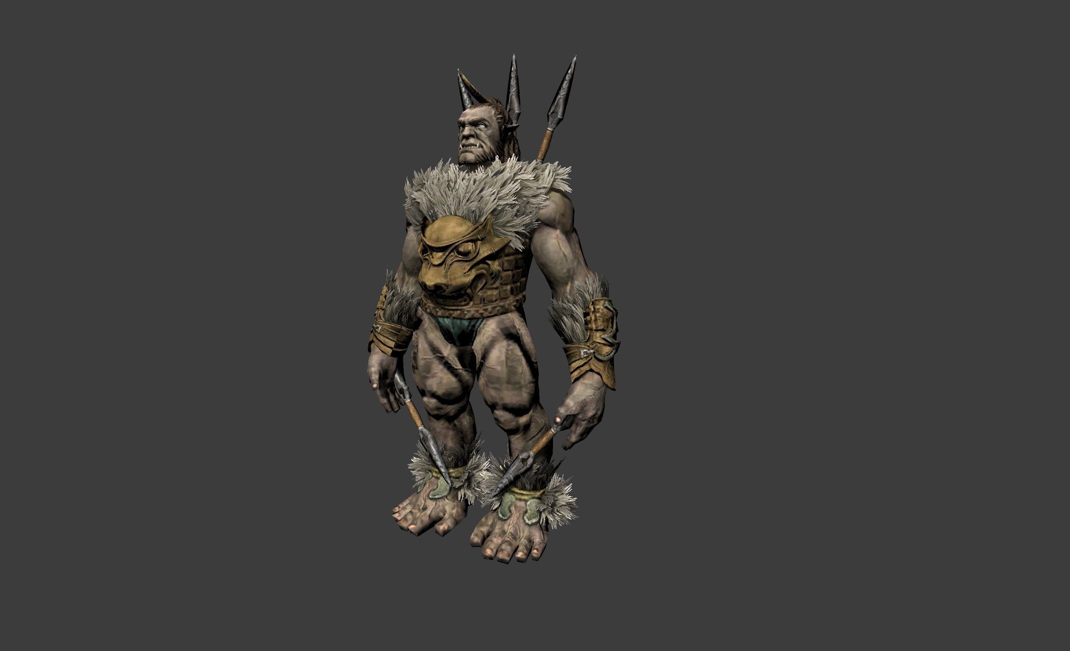 3D model Mutant Orc Assassin VR / AR / low-poly | CGTrader