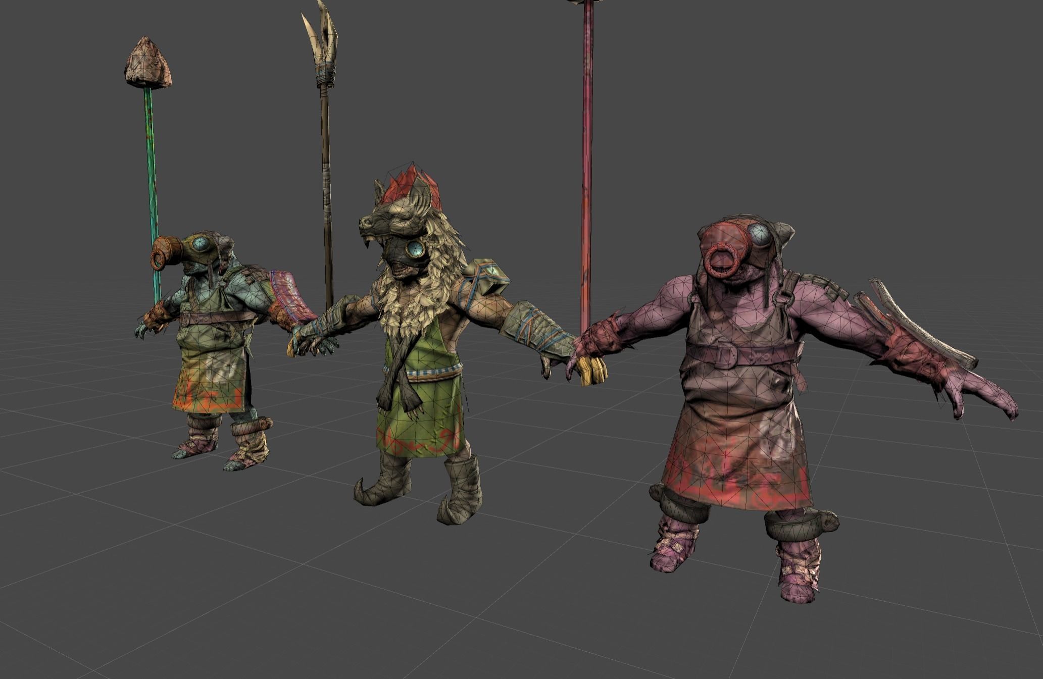 3D model Mutant Troll Warrior VR / AR / low-poly | CGTrader