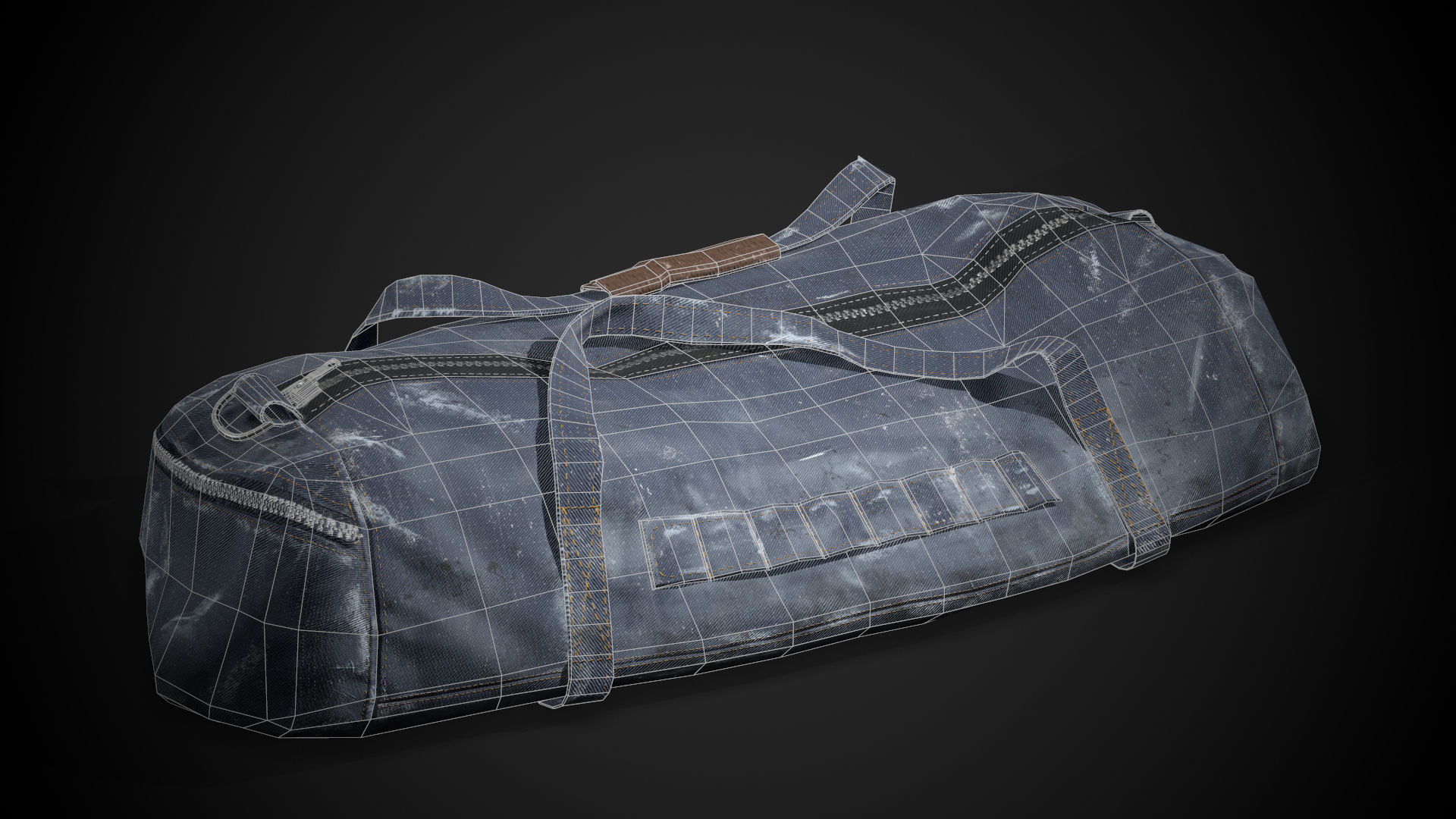 3D model Realistic Duffle Bag - Game Ready Prop VR / AR / low-poly ...