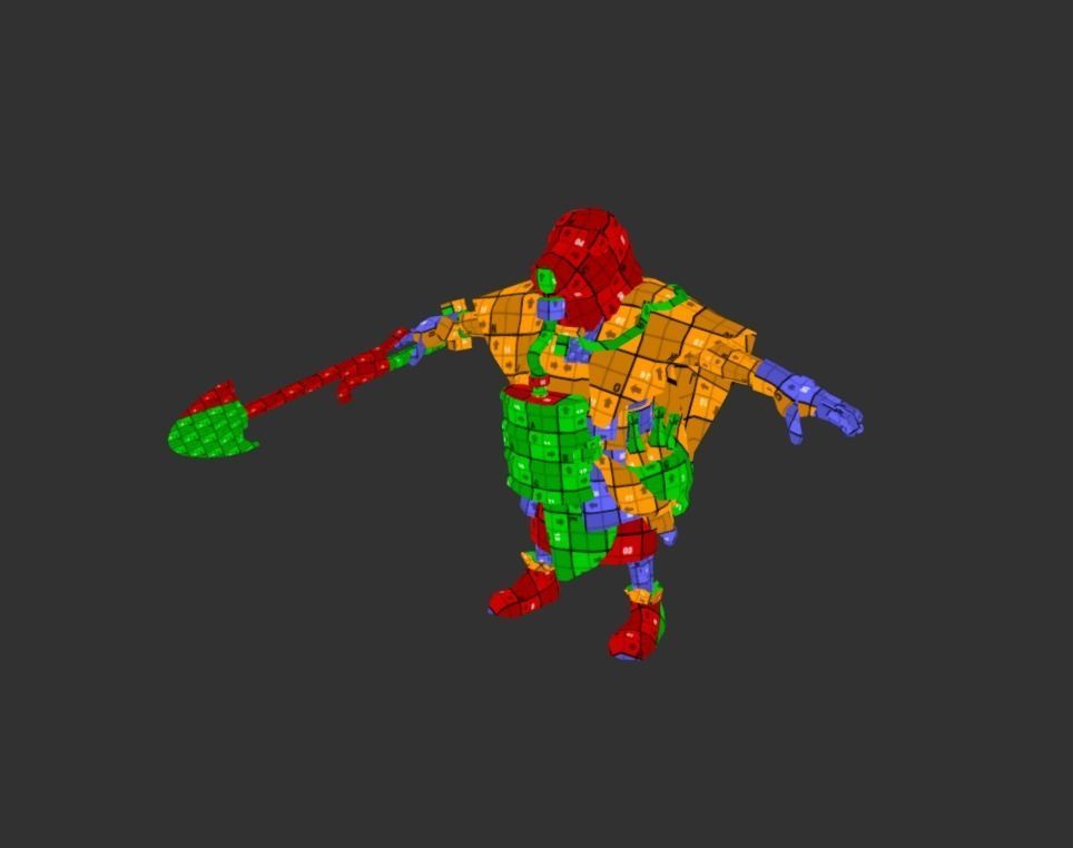 3D model Mutant Troll Worker VR / AR / low-poly | CGTrader