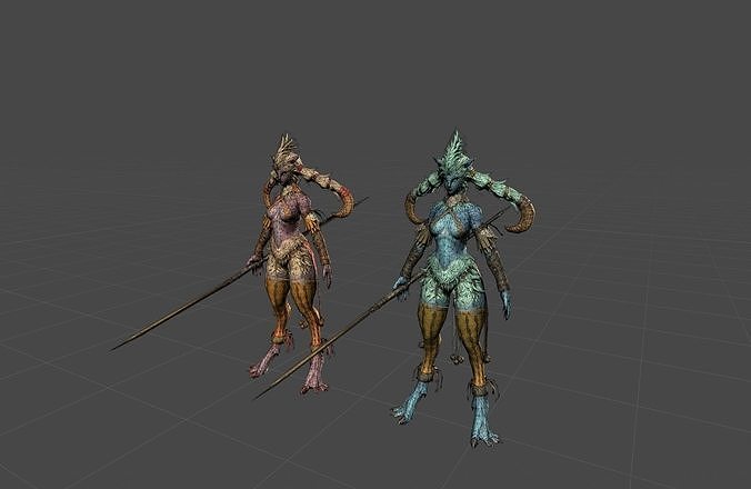 3D model Alien Avatar Amazon VR / AR / low-poly | CGTrader