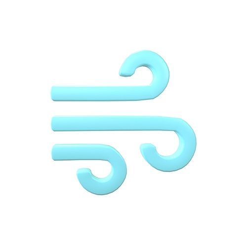 3D model Air Symbol v1 002 VR / AR / low-poly | CGTrader