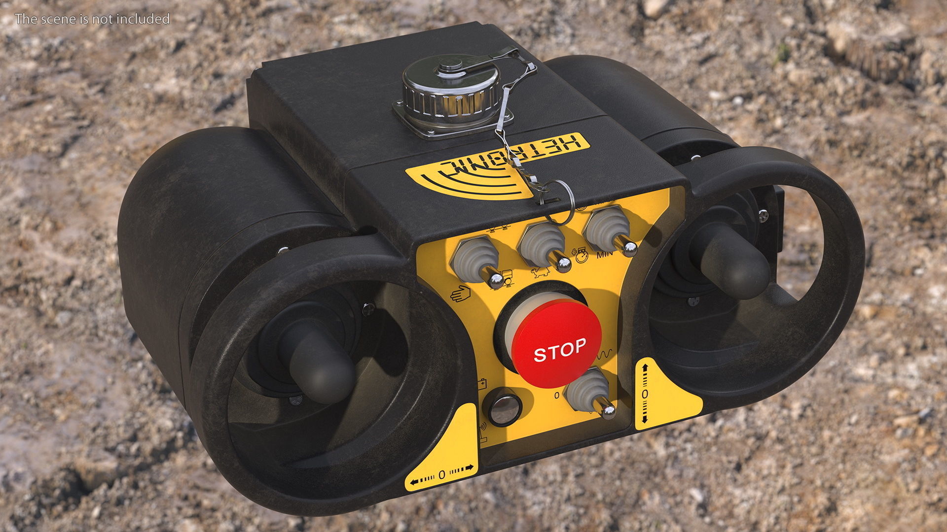 Remote Control Trench Roller Bomag BMP8500 Dirty 3D model | CGTrader