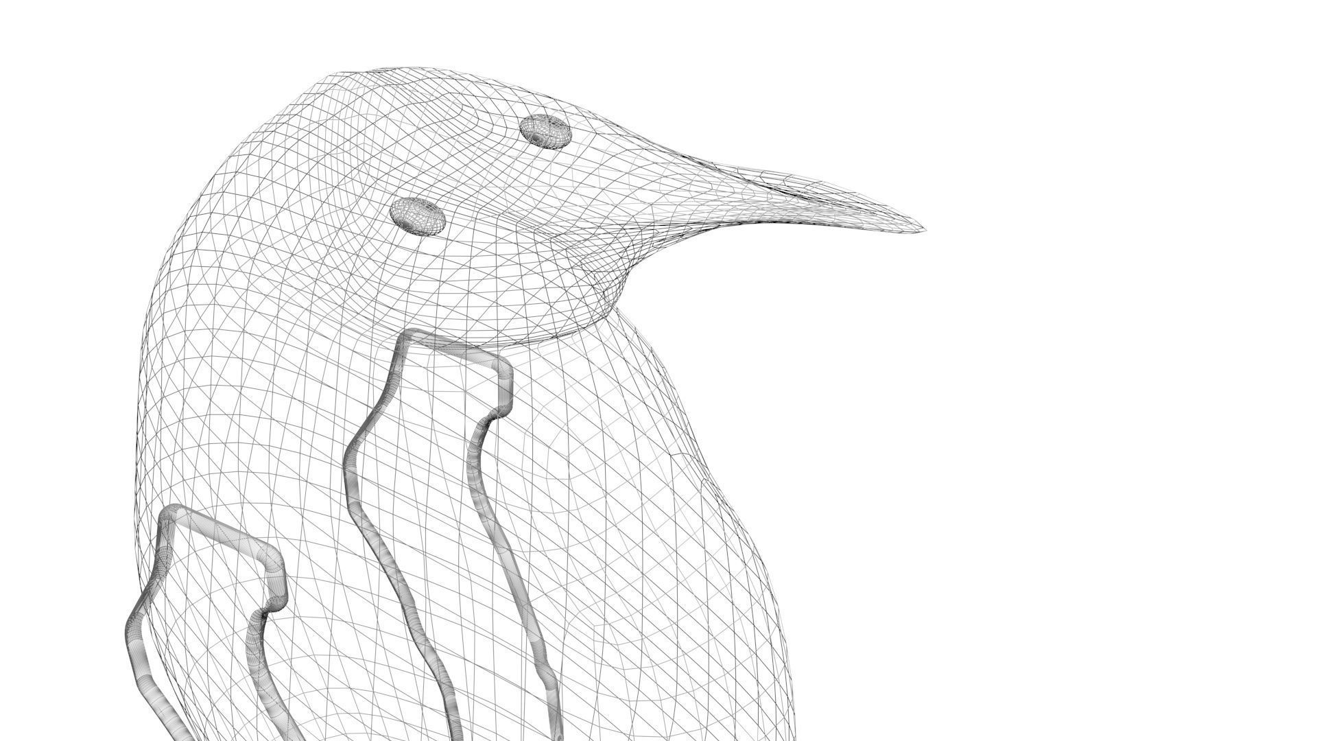 Penguins 3D model | CGTrader