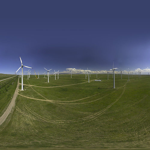 HDR - Wind Farm 3D model | CGTrader
