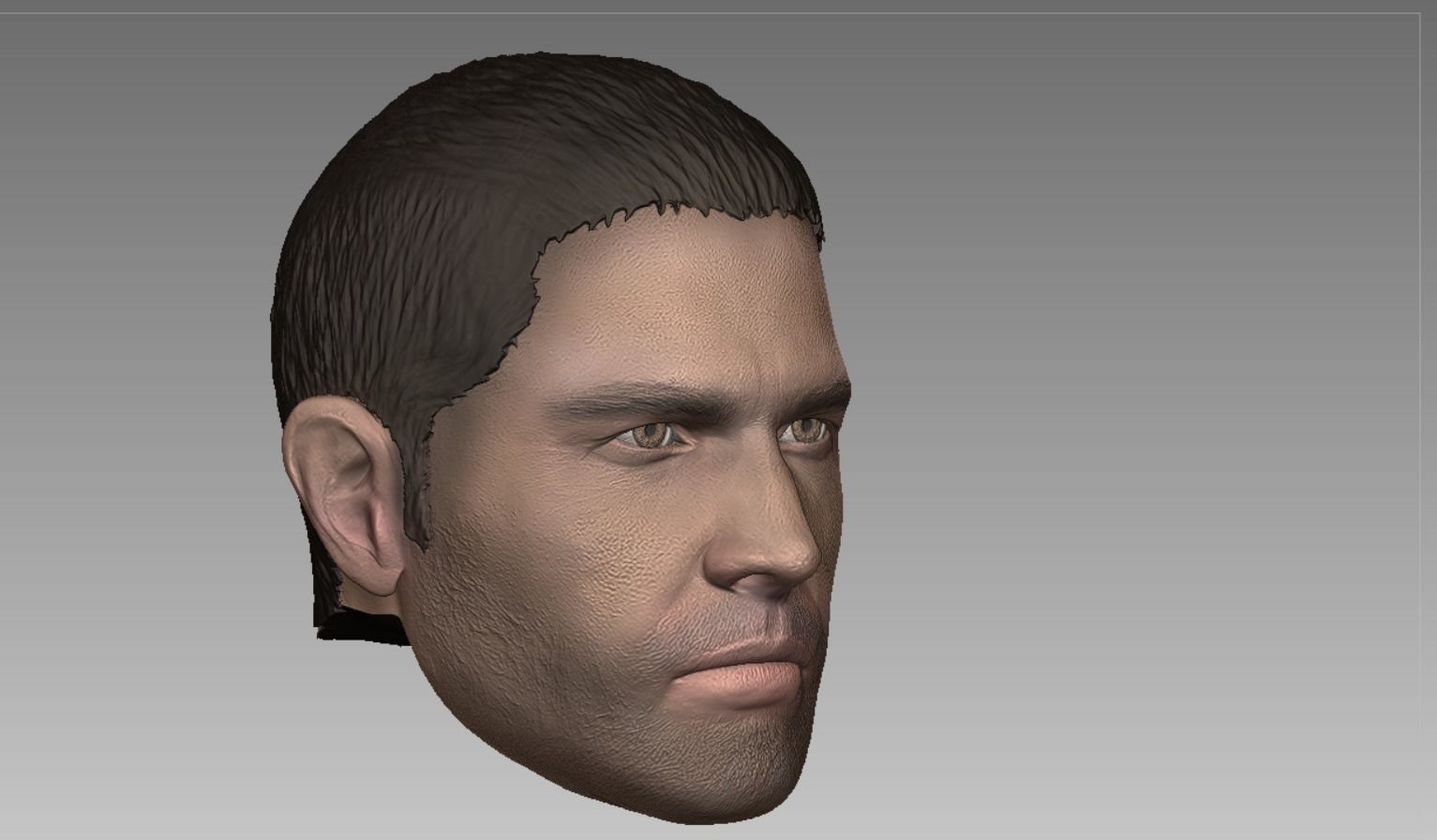 ONE12 SCALE HEAD - Chris Redfield- RE6 3D print model 3D model 3D ...