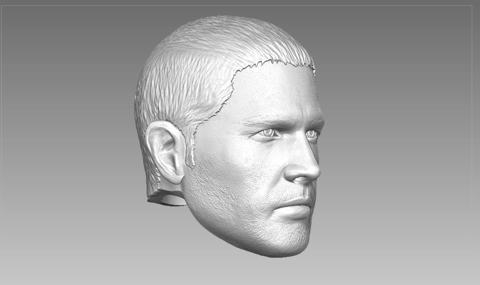 ONE12 SCALE HEAD - Chris Redfield- RE6 3D print model 3D model 3D ...