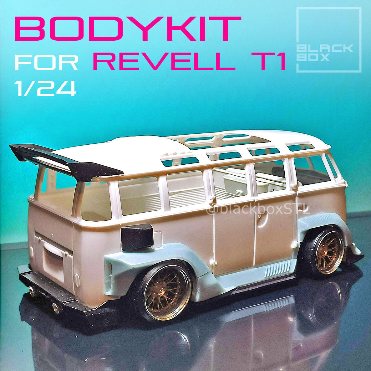 Bodykit for T1 Bus Revell 1-24th Modelkit 3D model 3D printable | CGTrader
