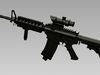 sniper rifle M4A1 3D model | CGTrader