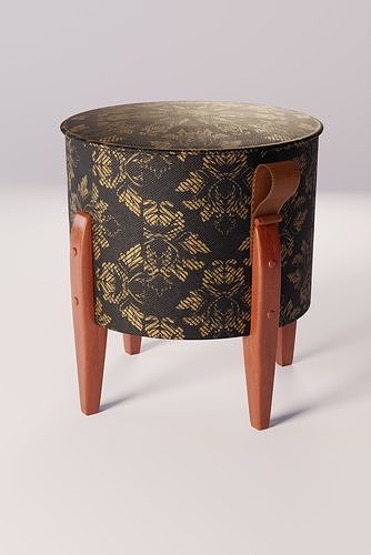 Puf living room 3D model | CGTrader