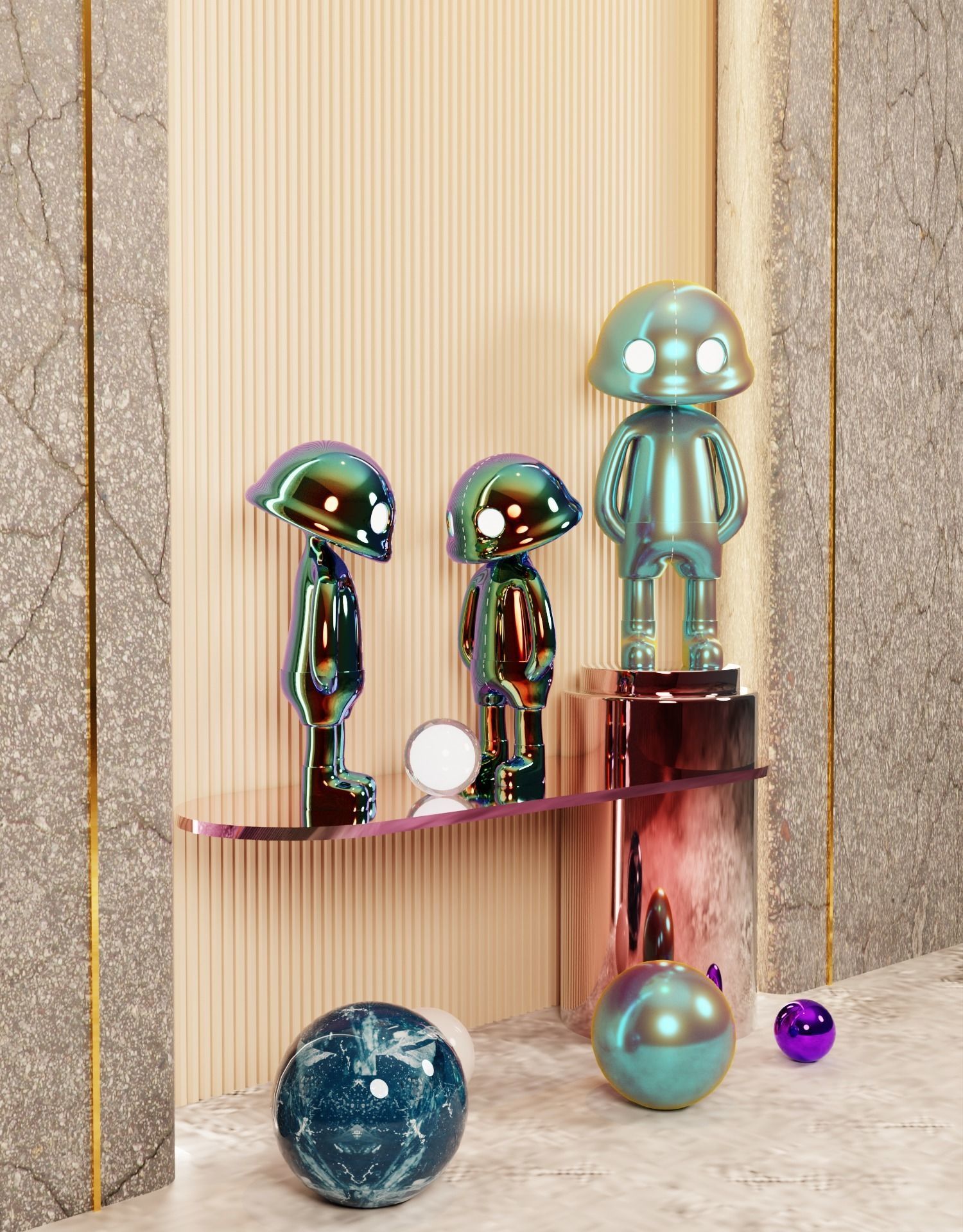 Display area II 3D model | CGTrader