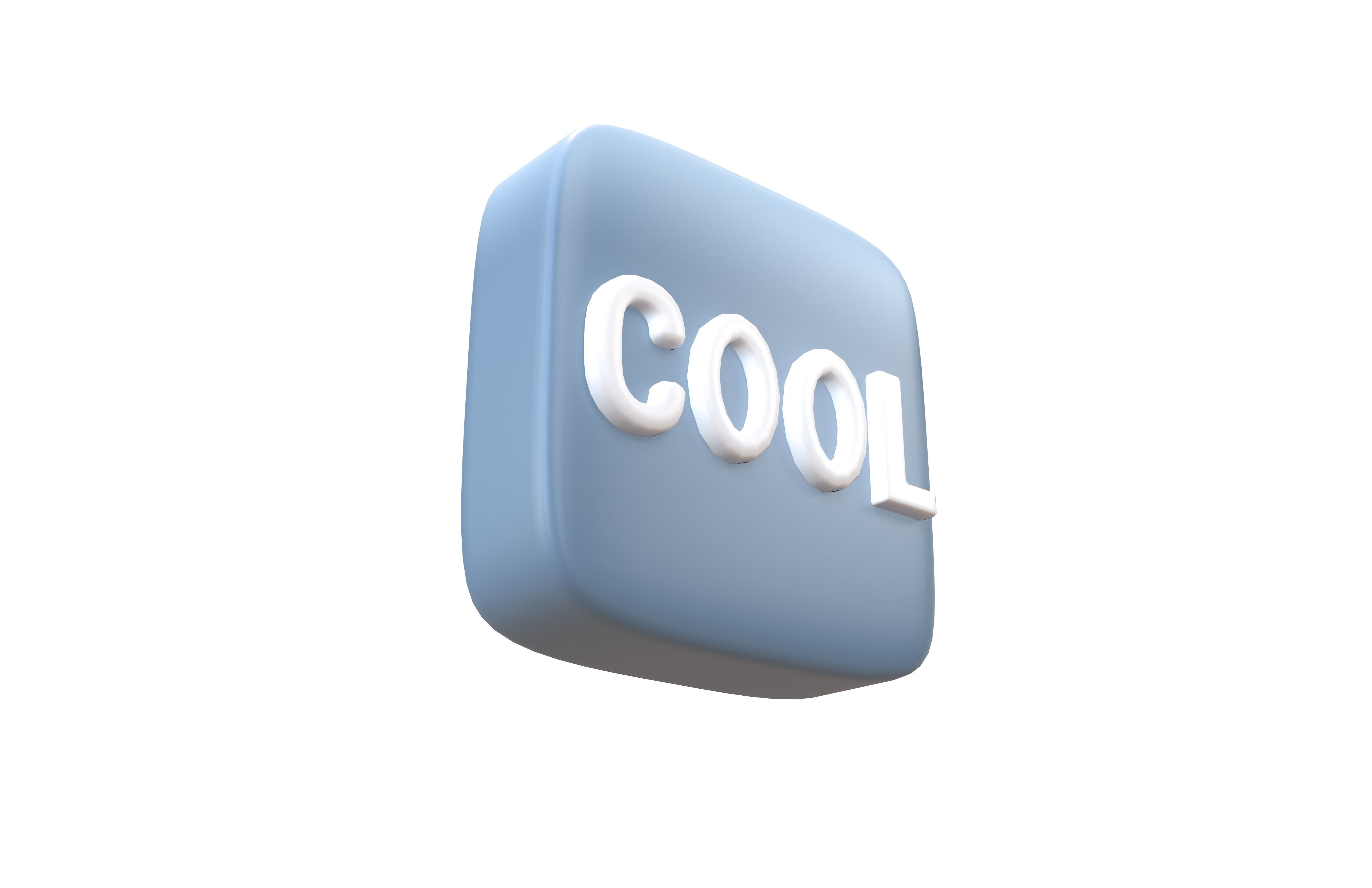 3D model Cool Button Emoji v1 001 VR / AR / low-poly | CGTrader