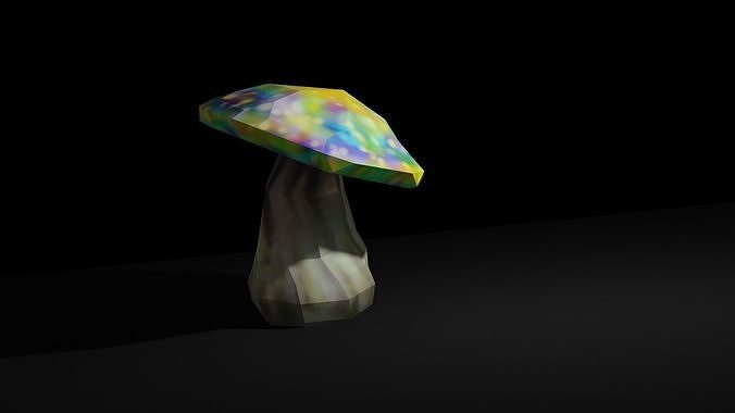 Mushroom with Blender 3D model | CGTrader