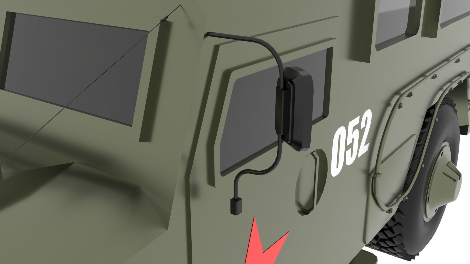 Russian Gaz Tiger 3D model | CGTrader