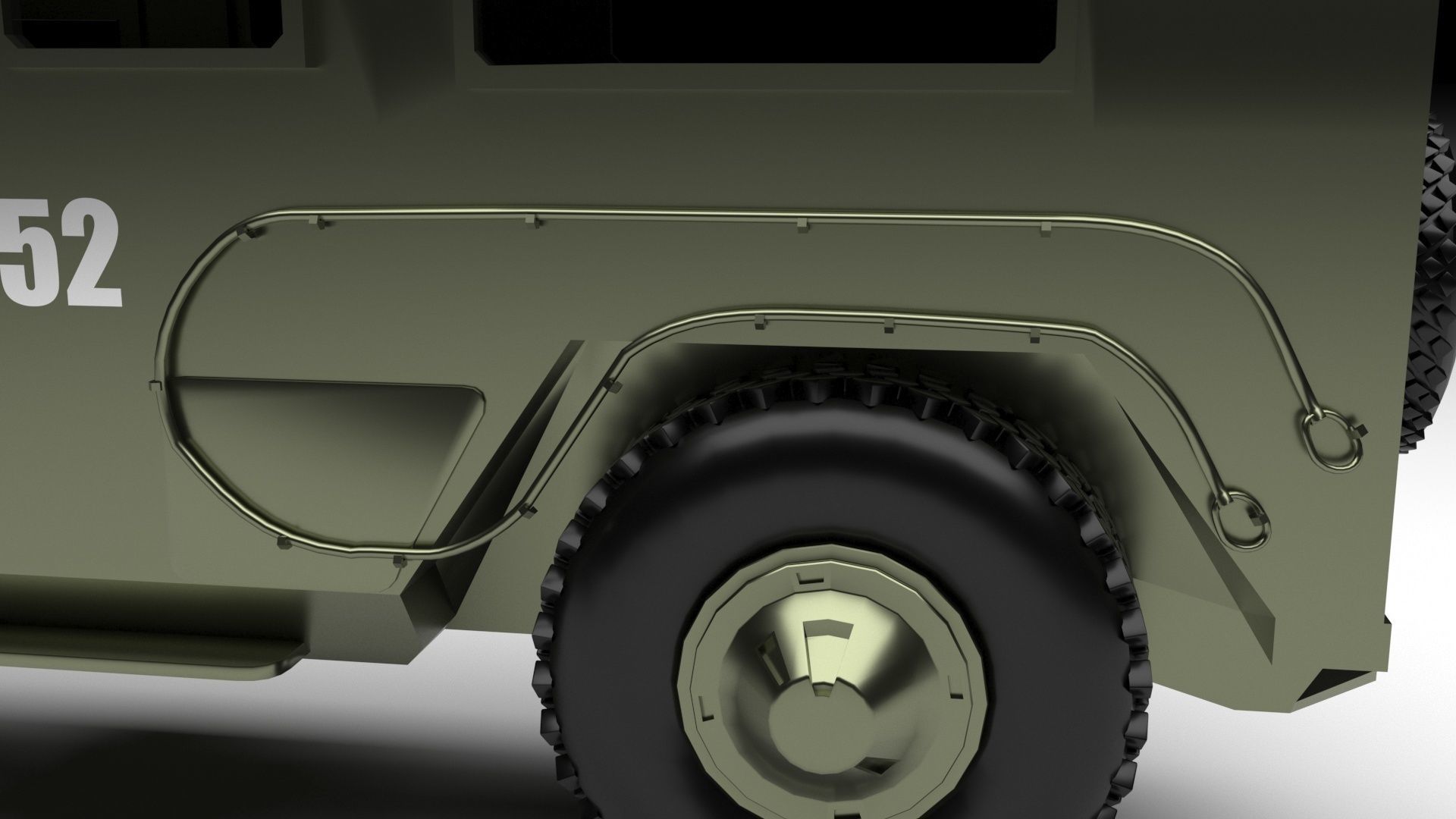 Russian Gaz Tiger 3D model | CGTrader