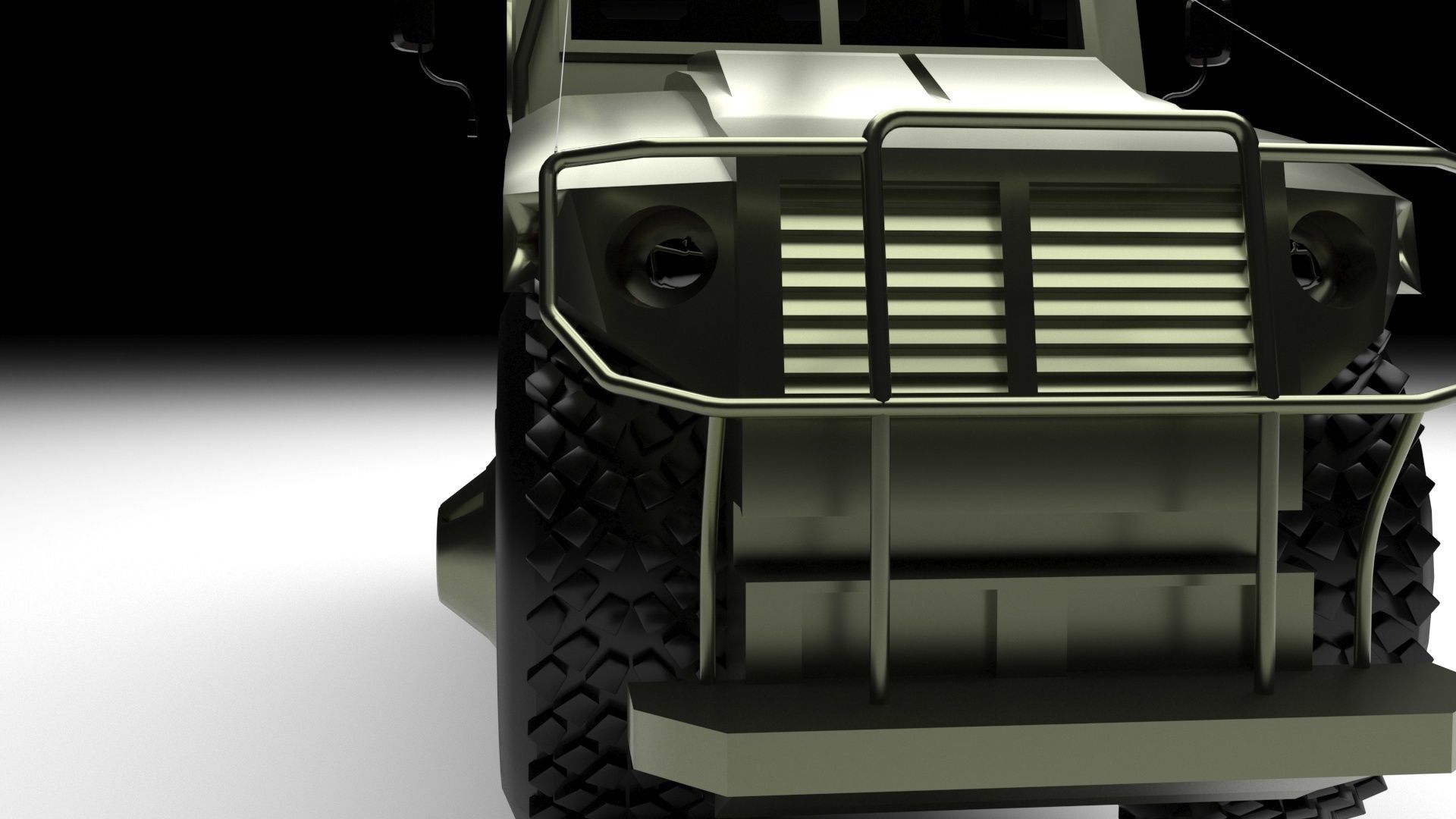 Russian Gaz Tiger 3D model | CGTrader