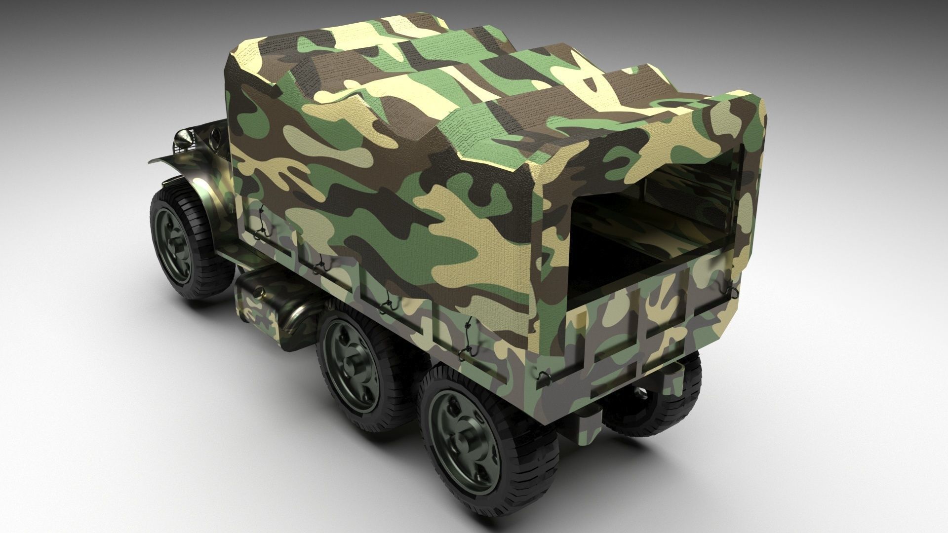 Military Truck URAL 4320 Russian 3D model | CGTrader