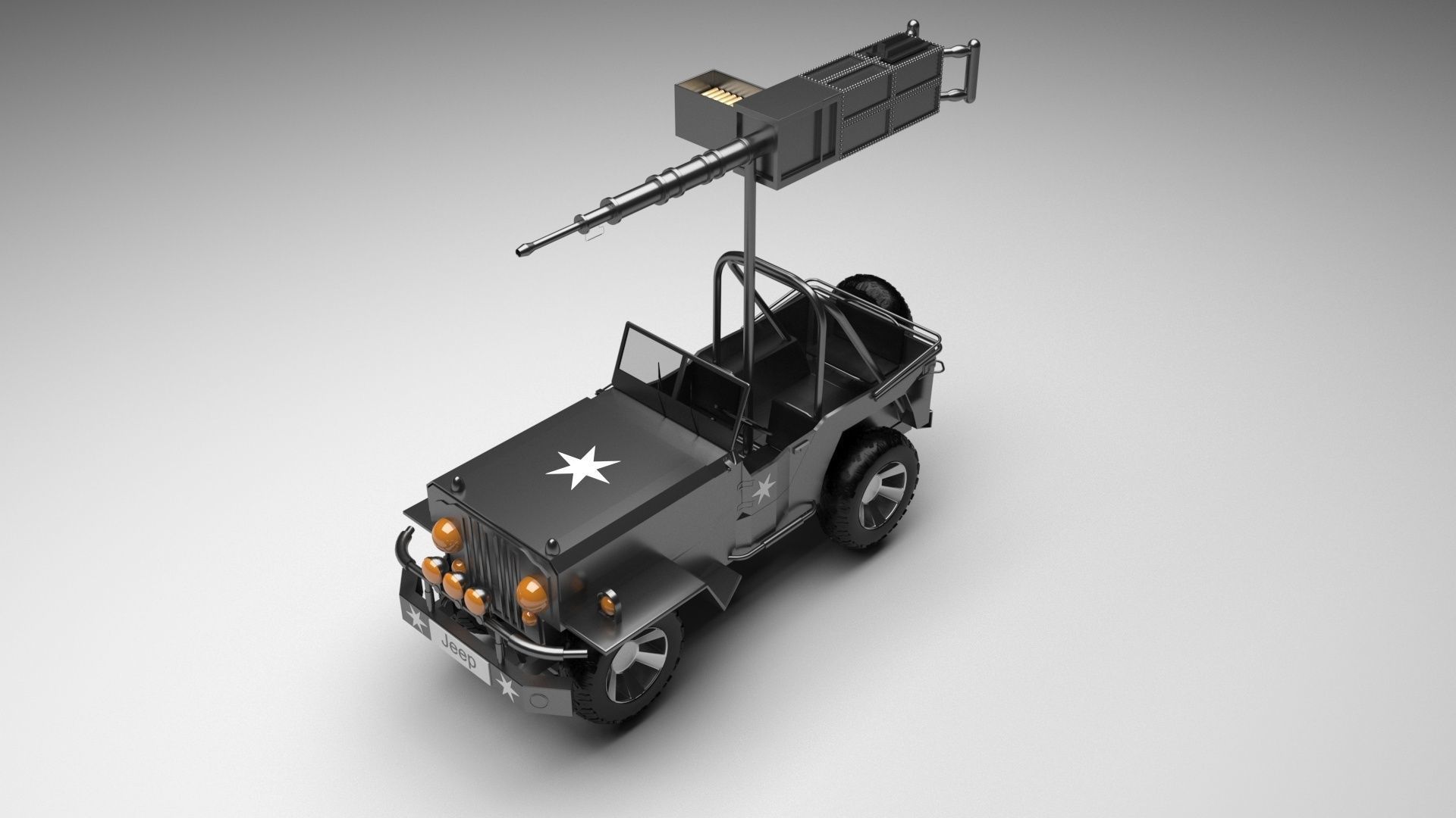 Army Jeep 3D model | CGTrader