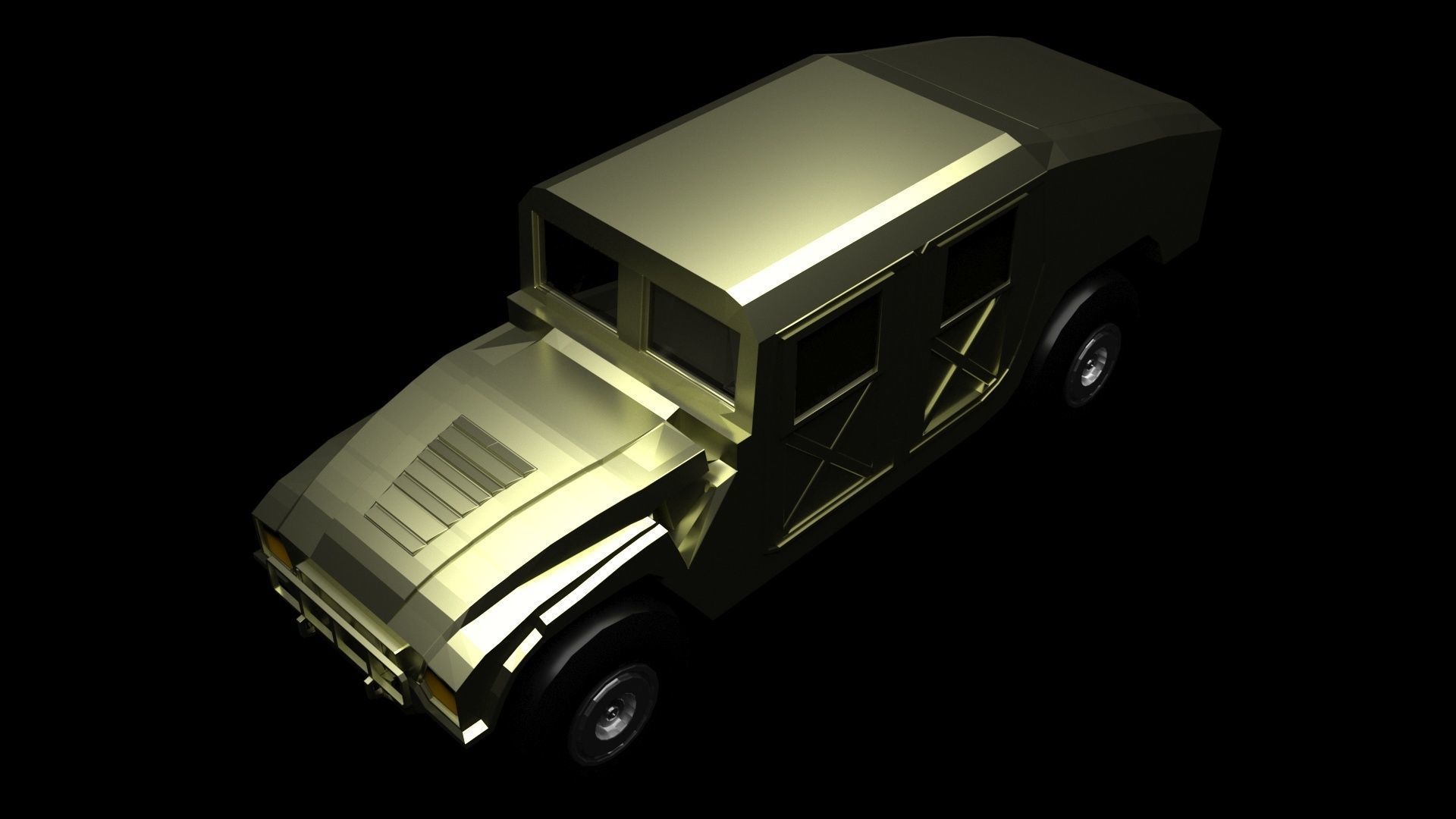 HMMWV Military Humvee 3D model | CGTrader