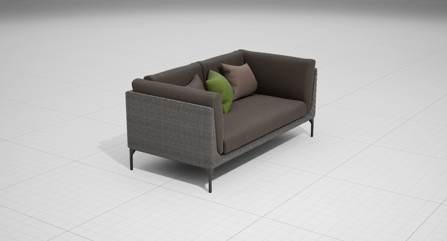 Dedon Mu Sofa 001 UE4 3D model | CGTrader