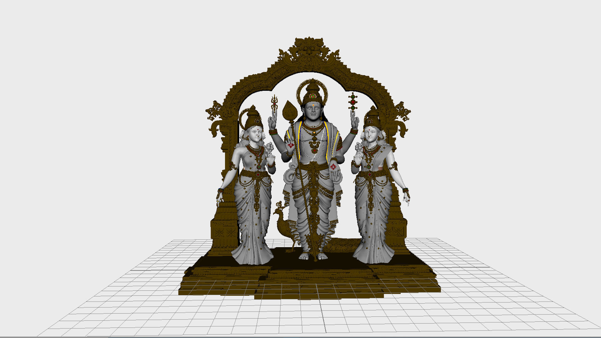 lord god muruga 3D model | CGTrader