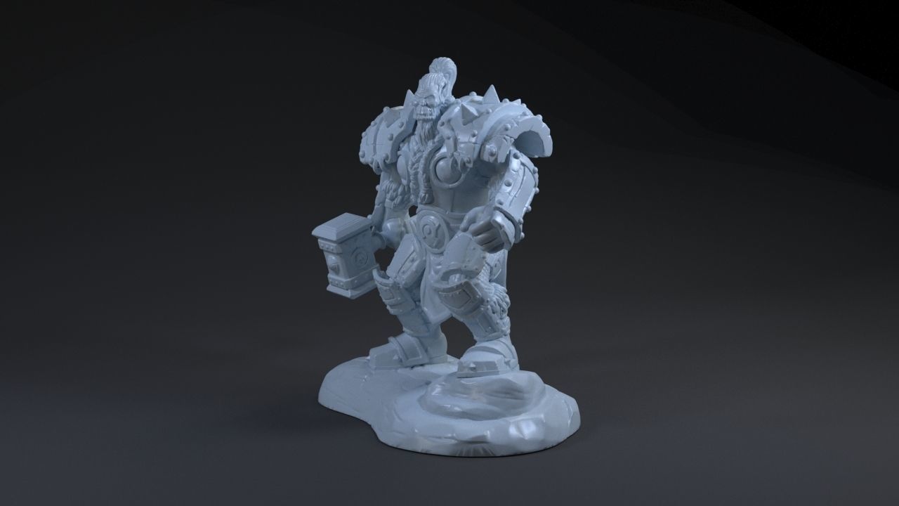 Thrall World of Warcraft 3D print model 3D model 3D printable | CGTrader