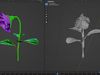 3D model violet flower VR / AR / low-poly | CGTrader