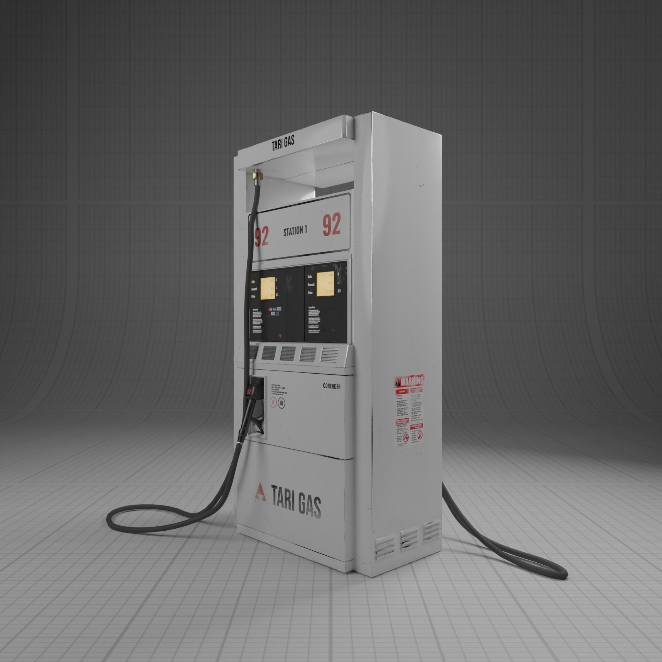 Gaspump 3D model | CGTrader