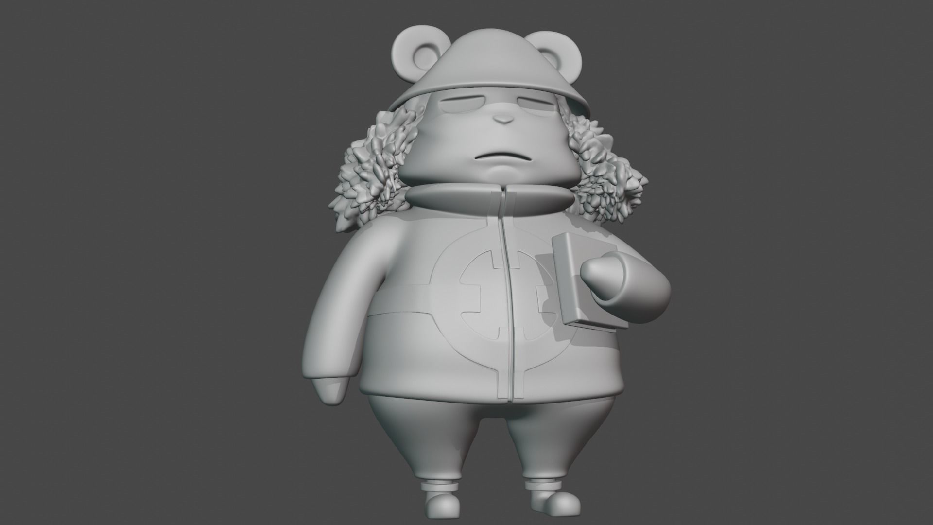 Bartholomew Kuma Chibi - One Piece 3D model 3D printable | CGTrader