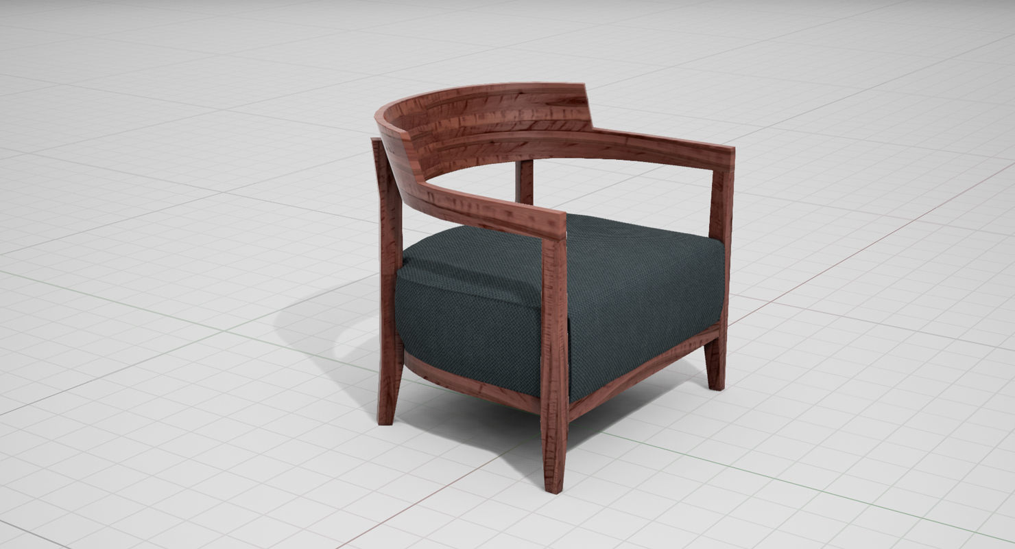 3D model Flexform Jenny Chair UE4 VR / AR / low-poly | CGTrader