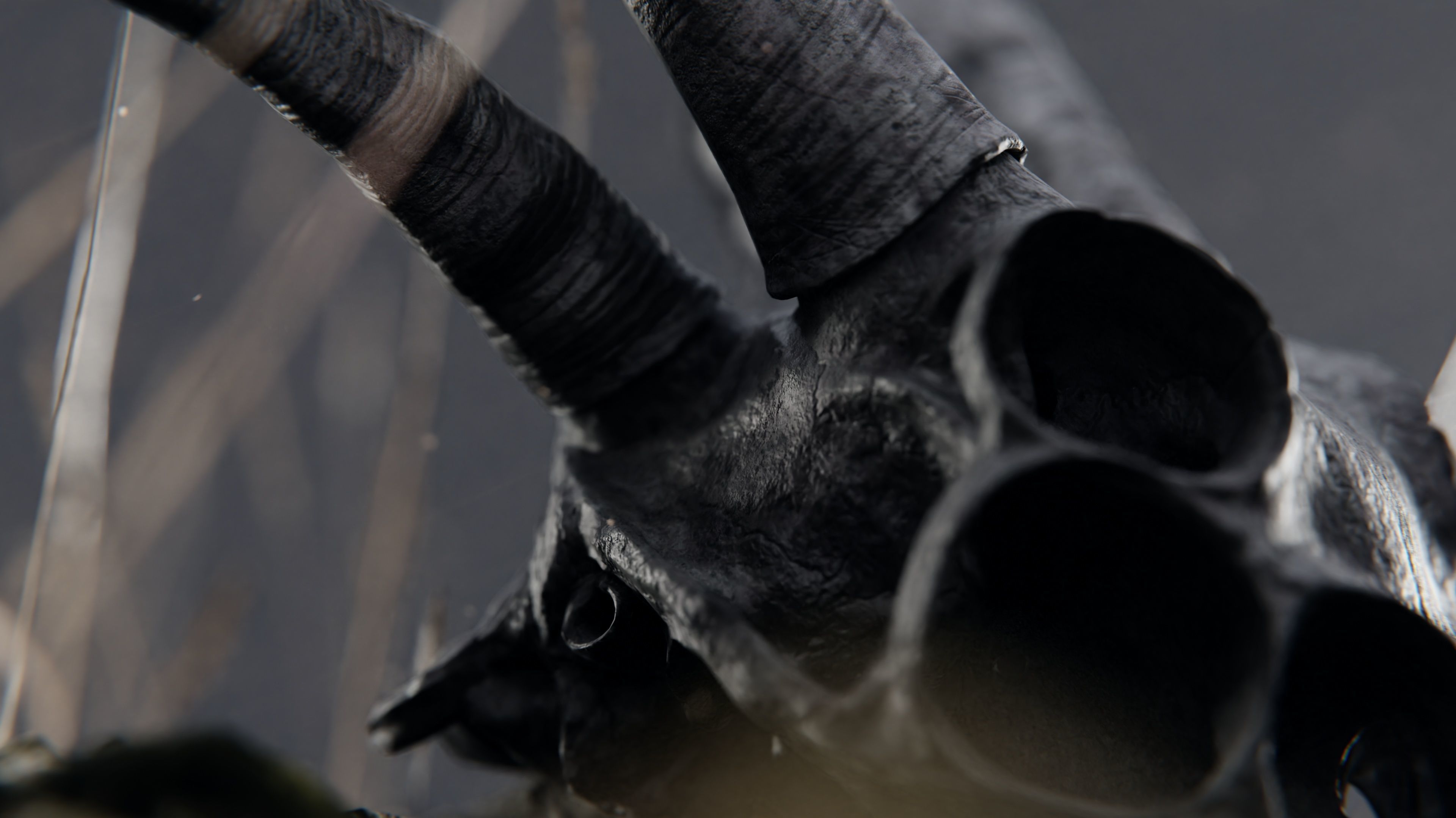 demon goat skull black 3D model | CGTrader