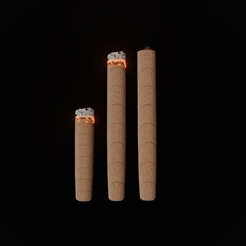 3D model Cigars And Cigarettes VR / AR / low-poly | CGTrader