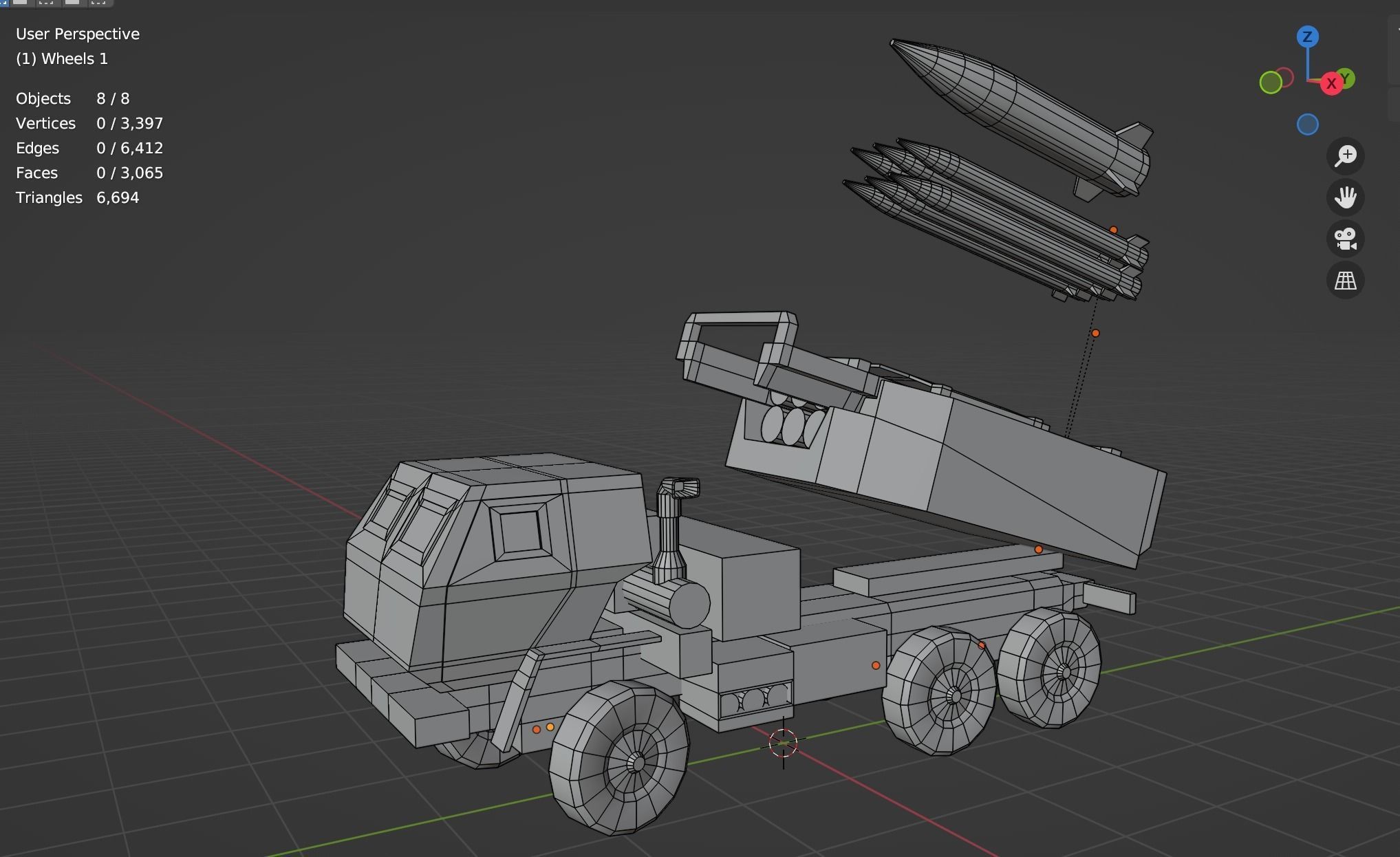 3D model HIMARS Launch rocket system VR / AR / low-poly | CGTrader