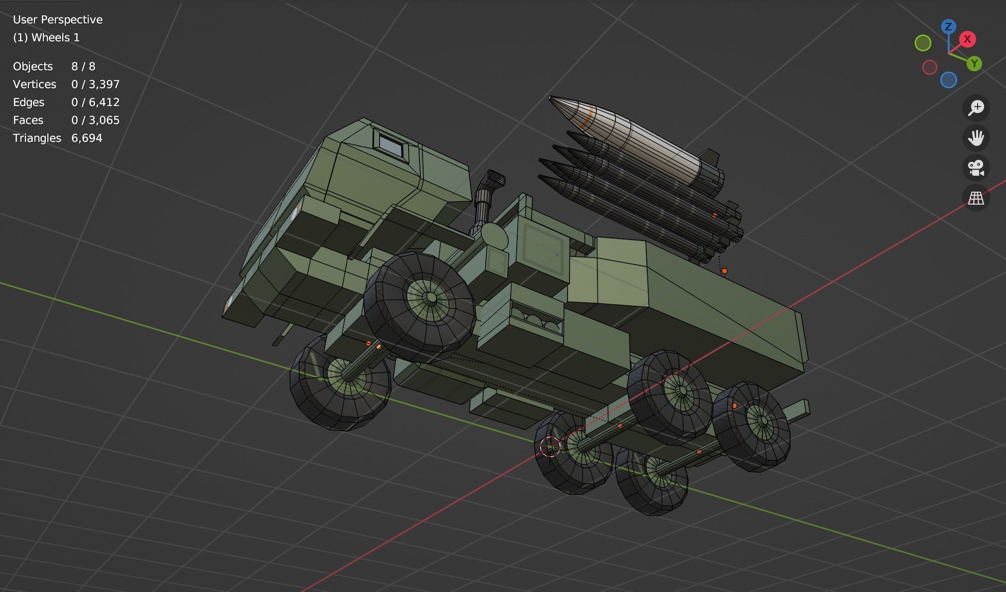 3D model HIMARS Launch rocket system VR / AR / low-poly | CGTrader