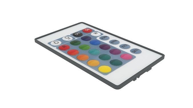 RGB Light Remote Control 3D model | CGTrader
