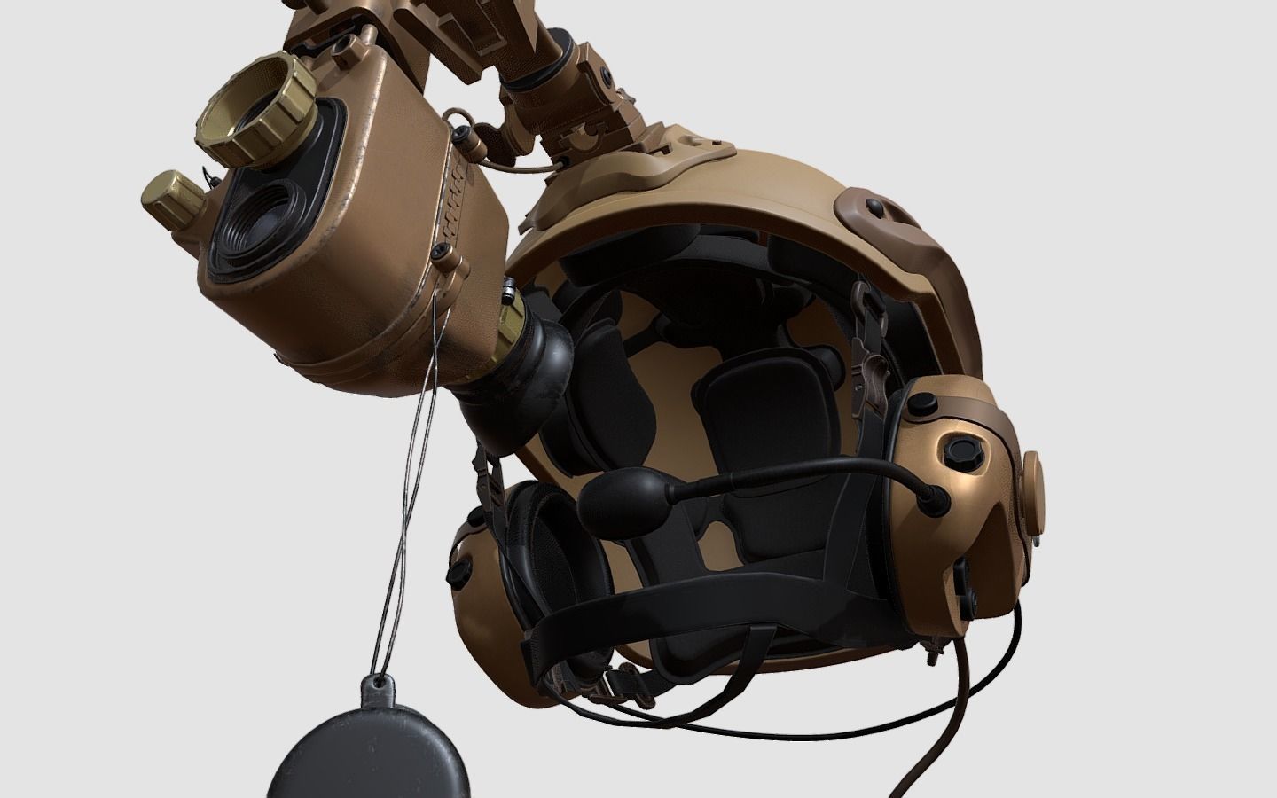 HELMET NIGHT VISION 3D model | CGTrader