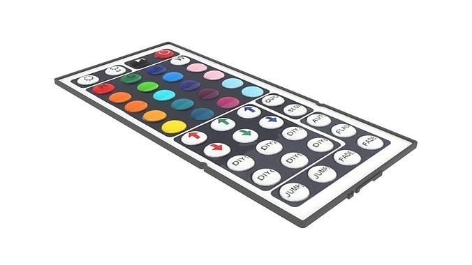 RGB Light Remote Control 3D model | CGTrader