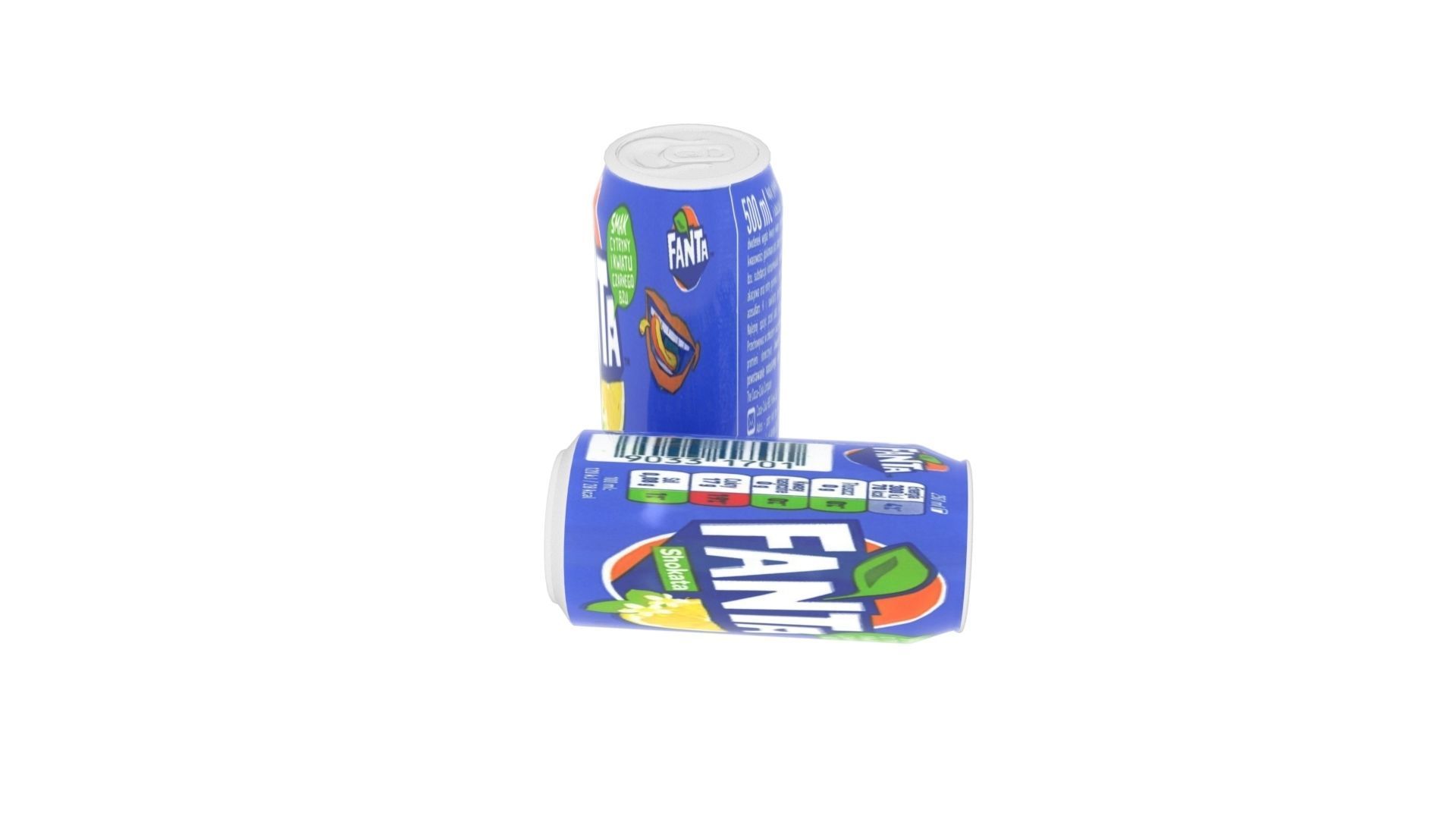 Fanta Cans 3D model | CGTrader