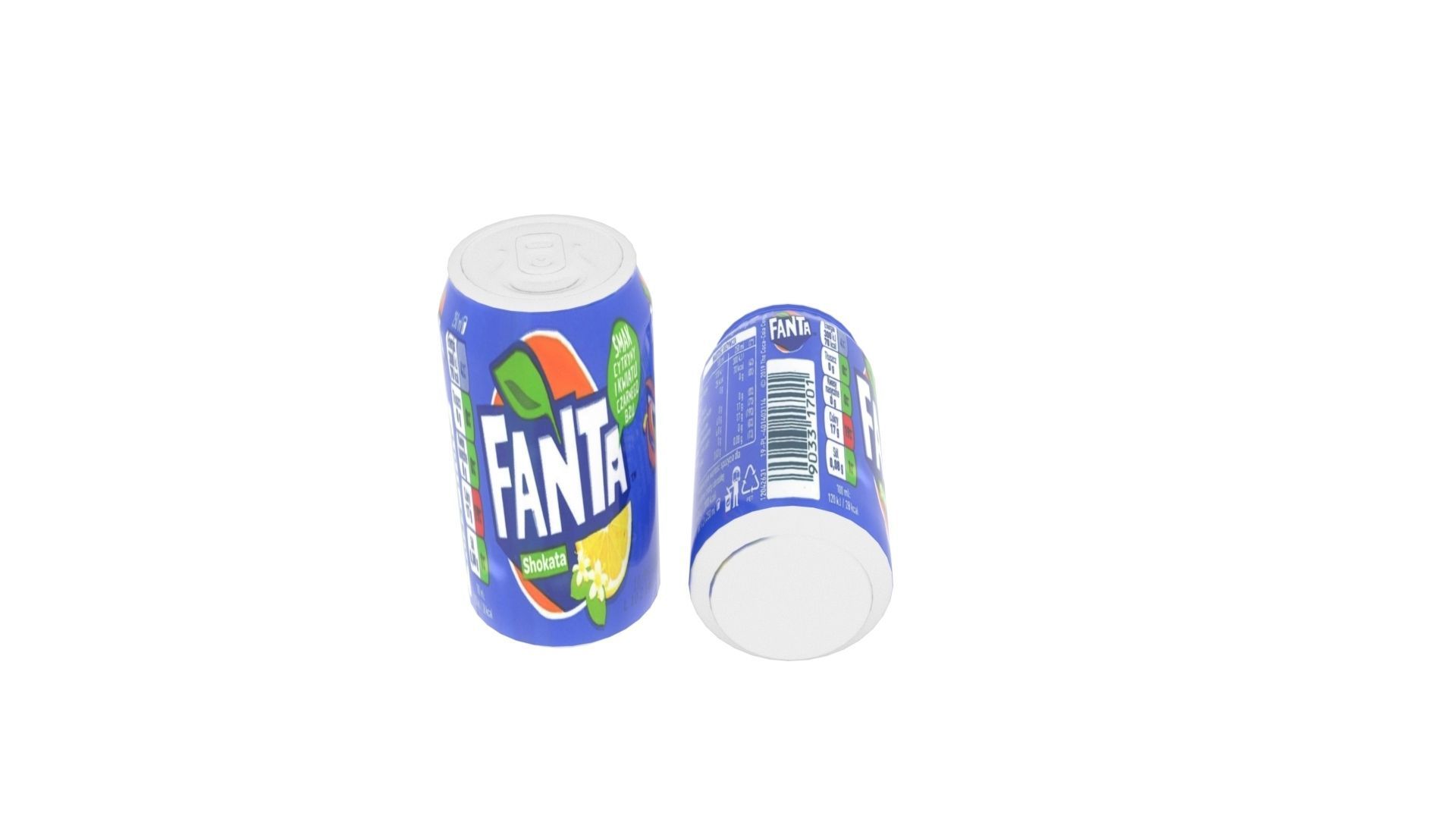 Fanta Cans 3D model | CGTrader