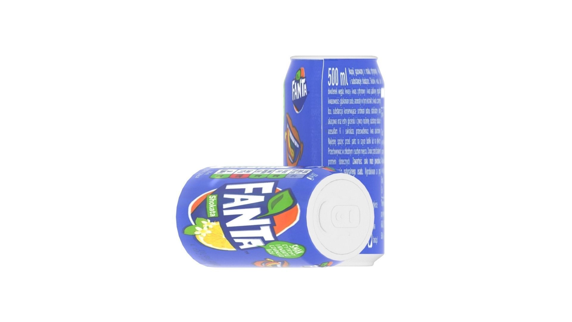 Fanta Cans 3D model | CGTrader