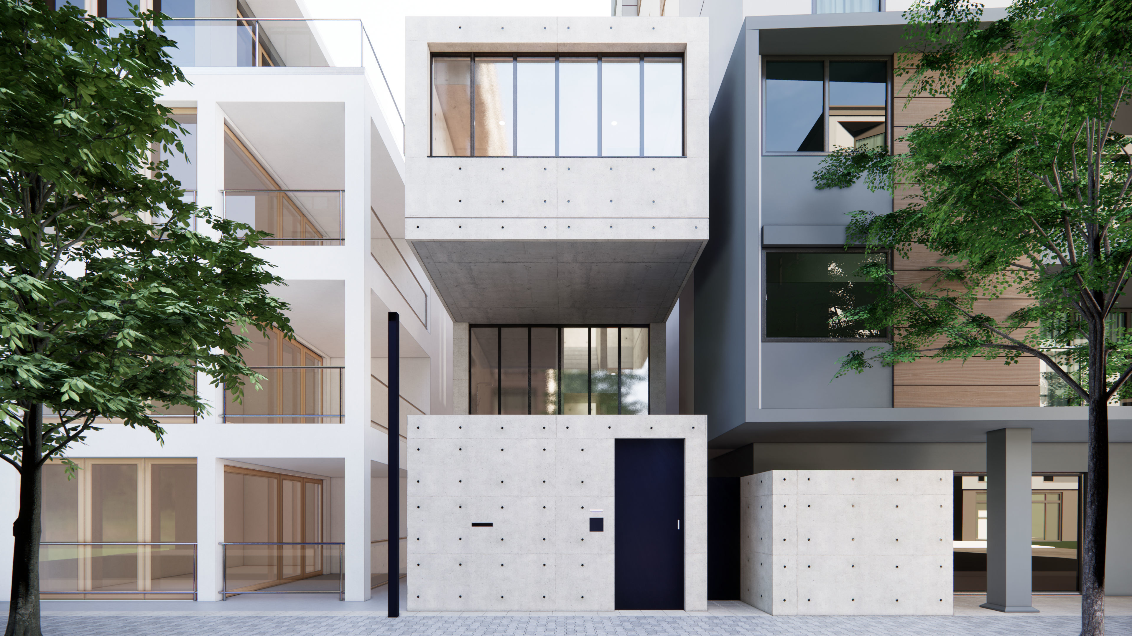 Utsubo Park House - Tadao Ando 3D model | CGTrader