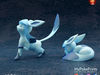 GLACEON 2 POSES - PRE-SUPPORTED POKEMON 3D model 3D printable | CGTrader
