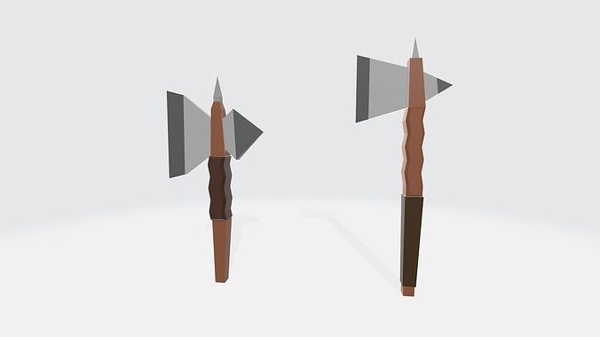 low poly free axe free VR / AR / low-poly 3D model | CGTrader
