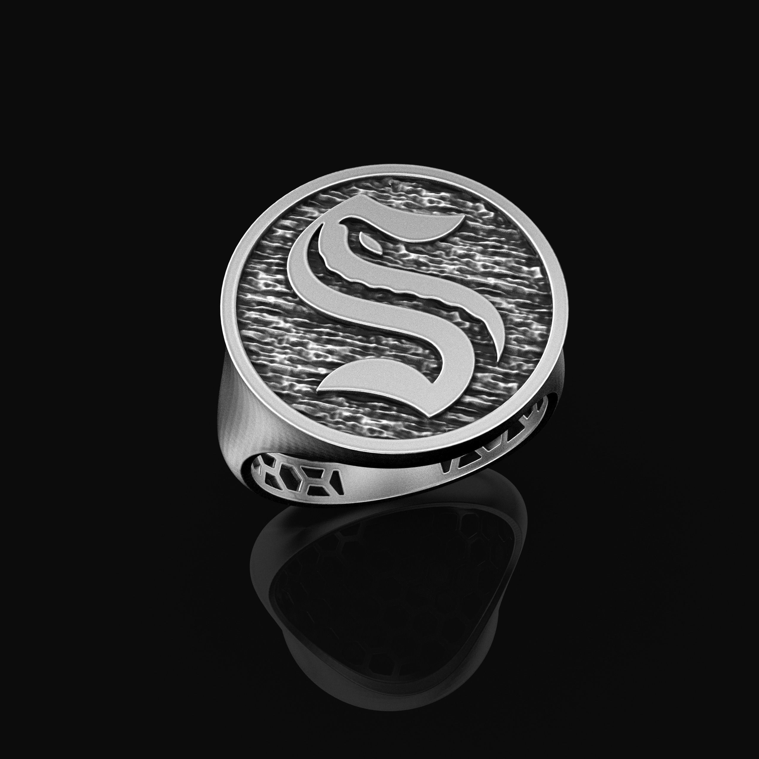 Seattle Kraken Ring Fan Rings NHL Hockey Rings 3D model 3D printable ...