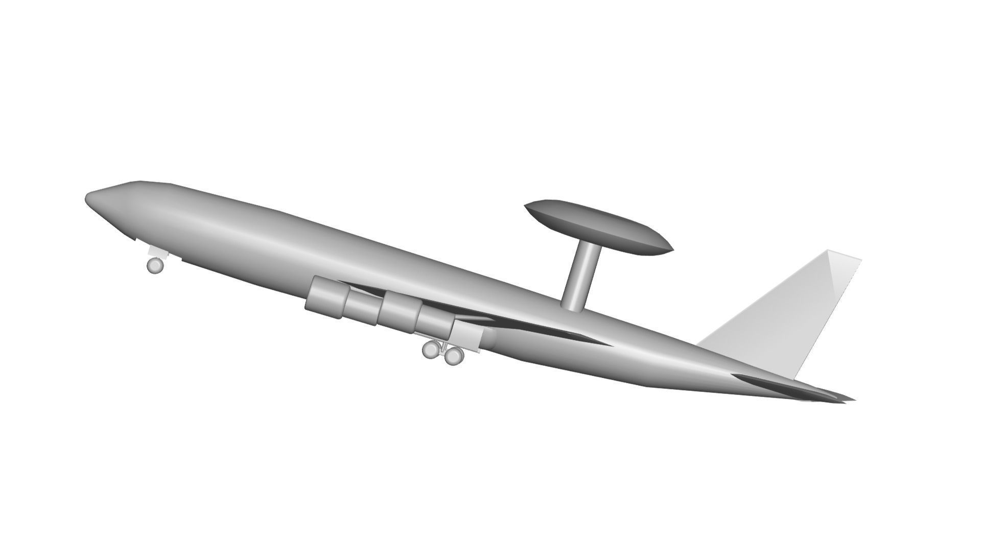Boeing E-3 Sentry 3D model | CGTrader